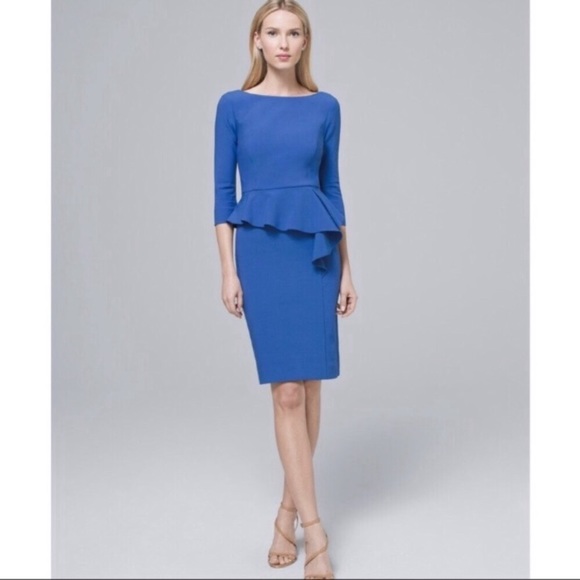 White House Black Market | Dresses | New Whbm Peplum Dress 4 | Poshmark